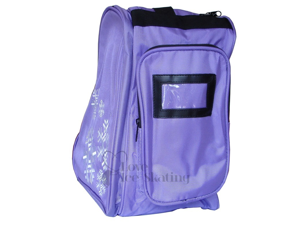 Snowflake Design Purple Ice Skate Bag Love Ice Skating
